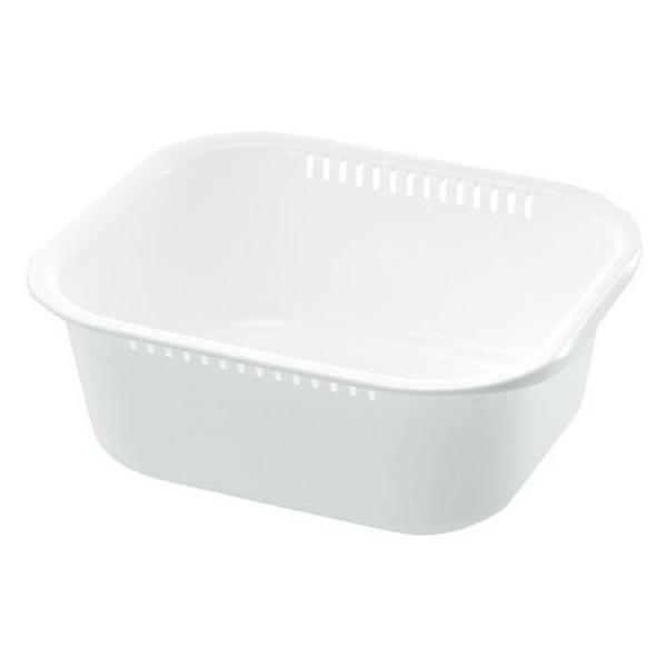 【商品説明】つけ置きに便利な目盛り付き。【仕様】●カラー：ホワイト●商品本体サイズ：幅３５×奥行３０×高さ１３．５ｃｍ●商品重量：３３０ｇ●材質：ポリプロピレン
