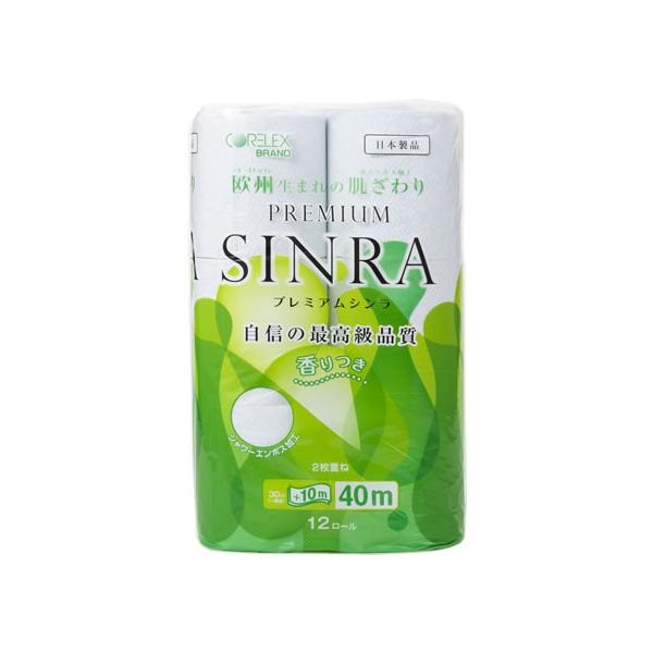【仕様】●仕様：幅１０７ｍｍ×４０ｍ、ダブル●ハーブの香り●シャワーエンボス加工●古紙１００％●日本製●注文単位：１パック（１２ロール）