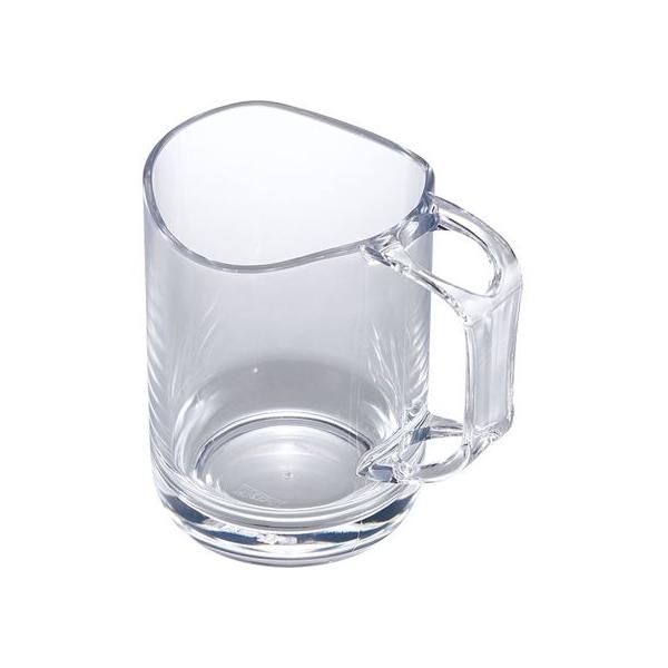 【商品説明】握りやすいもち手と口当たりのよい飲み口のうがいコップ。ひっくり返して水が切れて、飲み口が下につかず衛生的。【仕様】●サイズ：幅（持ち手含む）１０×飲み口径７．２×高さ１０ｃｍ●容量：２７０ｍＬ●重さ：１１５ｇ●材質：ＡＳ樹脂●耐...