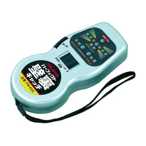 【商品説明】●電子下地材探知器です。●1台で木材またはプラスチック・金属の両方を探知する両機能一体型です。●壁、天井などの表面材で隠れて見えない下地材を探知します。【仕様】●型番：PW-KUC　●幅（mm）：75　●高さ（mm）：155　●...