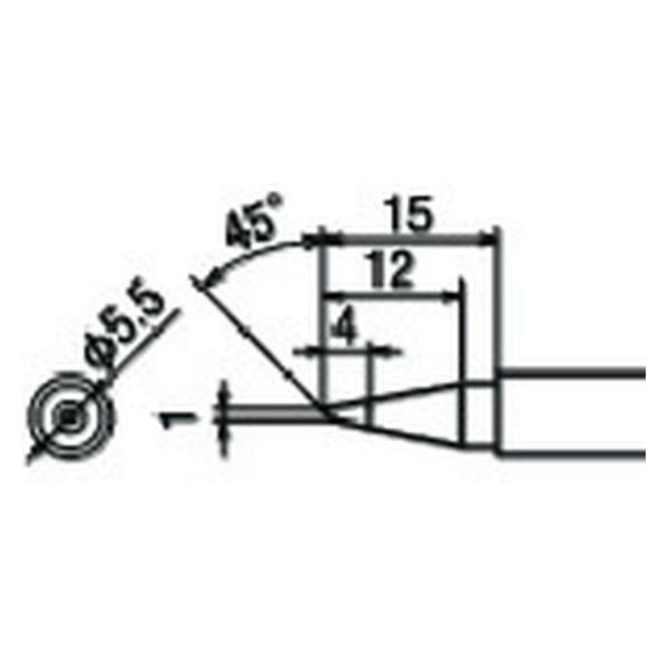 【仕様】●型番：PX-2RT-BC　●適合コテ：PX−201、PX−335、PX−338、PX342　●コテ先名称：1．0mm