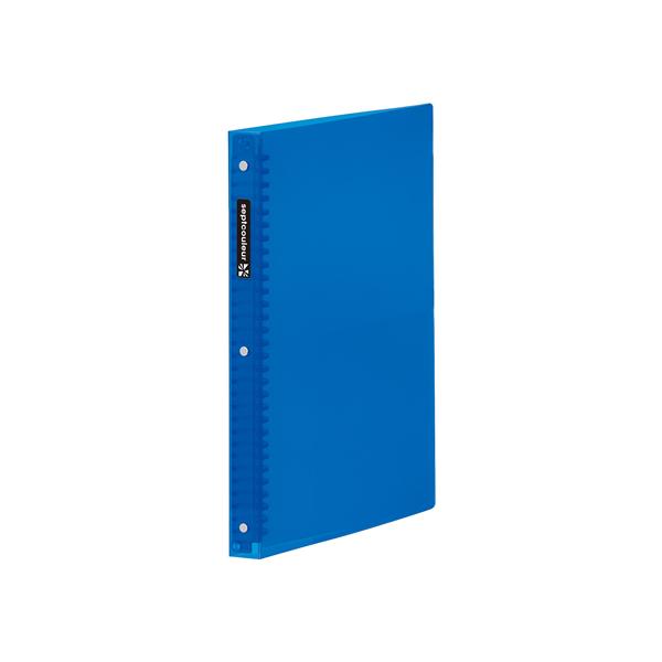 【商品説明】保管に便利なワイドタイプ【仕様】●表紙色：ブルー●サイズ：Ａ４タテ●寸法：縦３１４×横２５３ｍｍ●背幅：２８ｍｍ●リング内径：１４ｍｍ●標準収容枚数：９０枚●穴数：３０穴●材質：表紙／ポリプロピレン、とじ具／プラスチック※ルーズ...