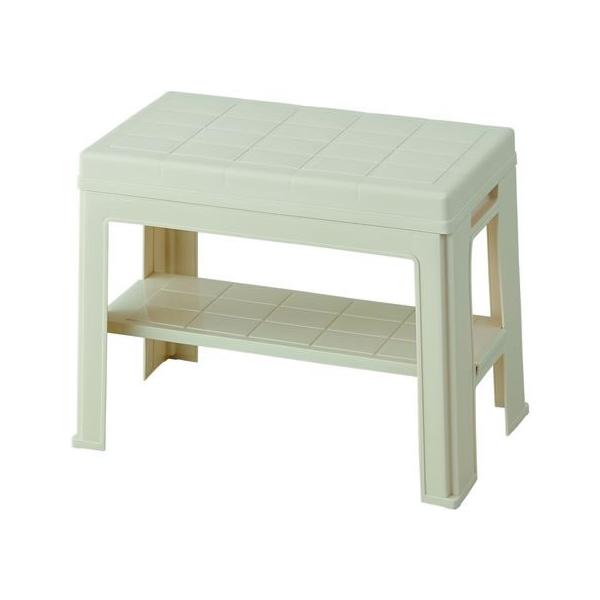 【商品説明】玄関先の腰掛けイスにも使えて、靴や小物の収納もできます。上下で最大４足の靴が収納可能。中板を外せばショートブーツも収納可能。座面を外せば小物入れとしても。外出前のちょっとしたかばん置きにも便利です。【仕様】●カラー：アイボリー　...