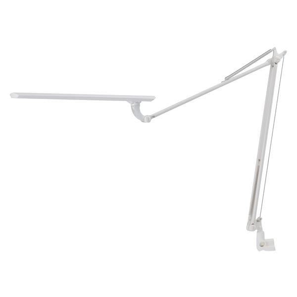 【仕様】●本体色：ホワイト●サイズ：幅１２００ｍｍ×奥行き５８ｍｍ×高さ１２００ｍｍ●重量：０．８　ｋｇ●材質：本体：樹脂・アルミ・スチール●機能：タッチスイッチ／３段調光（強１２Ｗ　中６Ｗ　弱１．３Ｗ）●消費電力（最大）：１２Ｗ●器具光束...