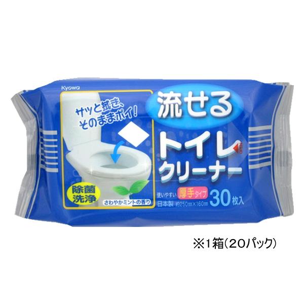 【仕様】dcl_05　●シートサイズ：約２５０×１６０ｍｍ●さわやかなミントの香り●除菌●トイレに流せます●注文単位：１箱（３０枚×２０パック）　BBB_0