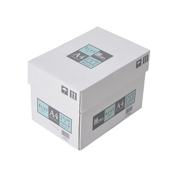 【仕様】紙に厚みがあり、裏写りしにくい７０ｇ／ｍ2仕様　１００％　植林木パルプ使用　●サイズ：Ａ４●色：ブルー●坪量：７０ｇ／ｍ2●紙厚：９３μｍ●普通紙ＦＡＸ、インクジェットプリント、コピー、レーザープリンター対応●注文単位：１箱（５００...