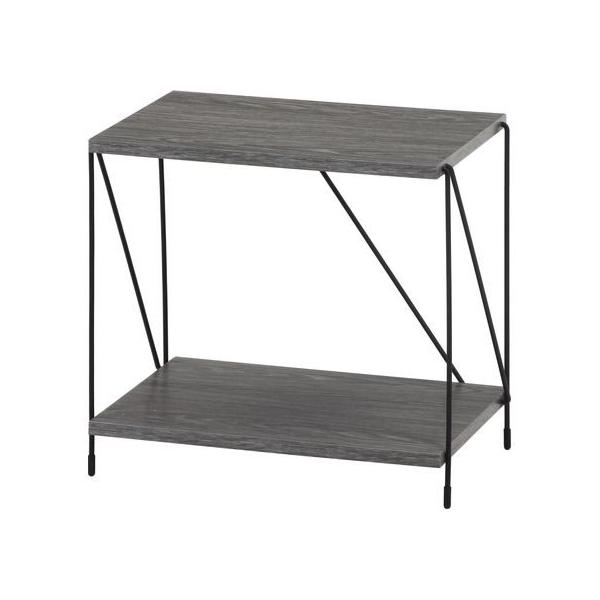 【商品説明】木目調の棚板とブラックスチールのワイヤーフレームで、空間をカッコよく見せてくれます。　また、斜めにつけるスチールはお好みの位置に付けることができます。　見せる収納としても楽しめるオープンラック。　背面がないので、お部屋に圧迫感を...