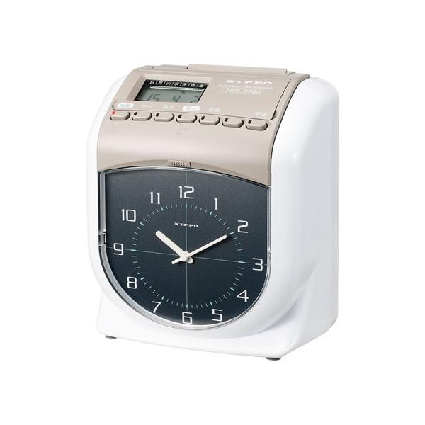 【商品説明】「出勤・退勤」ボタンに点字マーク付き【仕様】●色：スノーホワイト＆ウォームグレー●複数の締め日に、１台で対応可能。●１日６欄印字●徹夜対応●残業時間数を印字●セキュリティ万全「カードキー」付●適応タイムカード：６００Ｔ、６１０Ｔ...