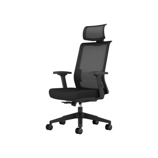 【仕様】●品番：ＣＣＲ−ＪＥＴ２Ｐ３１２Ｄ−Ｗ　●カラー／本体：ブラック　●カラー／張地：座ブラック、背ブラック　●脚タイプ：樹脂脚　●外寸法／幅６７５×奥行６１５×高さ１１０５〜１２６５ｍｍ　●座面寸法／幅５０５×奥行４２５〜４７５ｍｍ　...