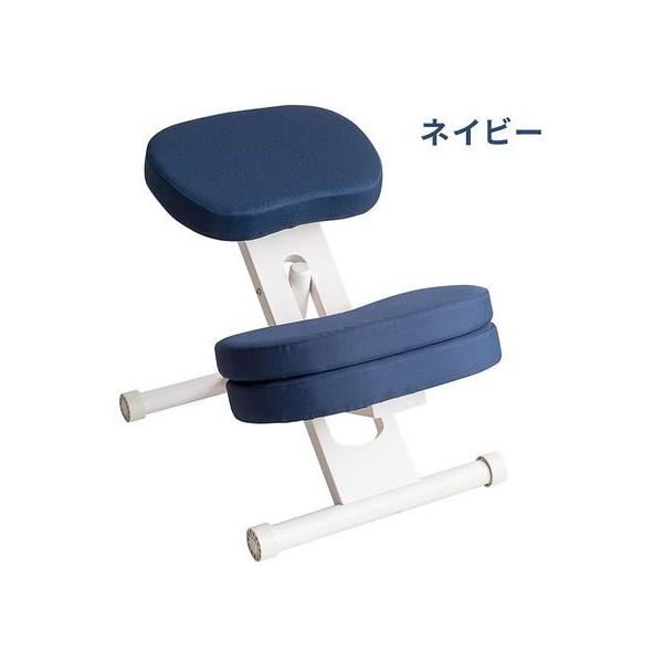 【仕様】●カラー：ホワイトネイビー　●商品サイズ：Ｗ４８．５×Ｄ６１〜６８×Ｈ４３〜６４　●製品重量：７ｋｇ　●主材質：張地／ポリエステル、合板、ウレタン、天然木（ラッカー塗装）　●備考：組立式（約２０分）、座面高さ調整可能、キャスター付き...