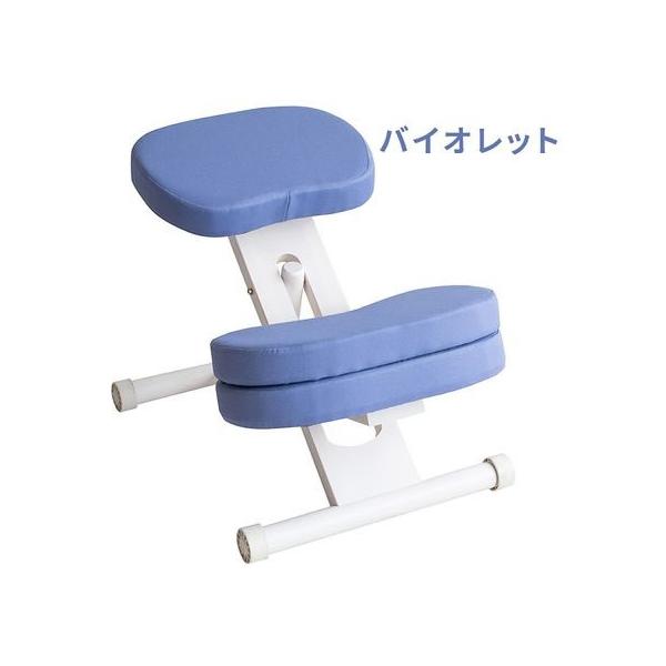 【仕様】●カラー：ホワイトバイオレット　●商品サイズ：Ｗ４８．５×Ｄ６１〜６８×Ｈ４３〜６４　●製品重量：７ｋｇ　●主材質：張地／ポリエステル、合板、ウレタン、天然木（ラッカー塗装）　●備考：組立式（約２０分）、座面高さ調整可能、キャスター...