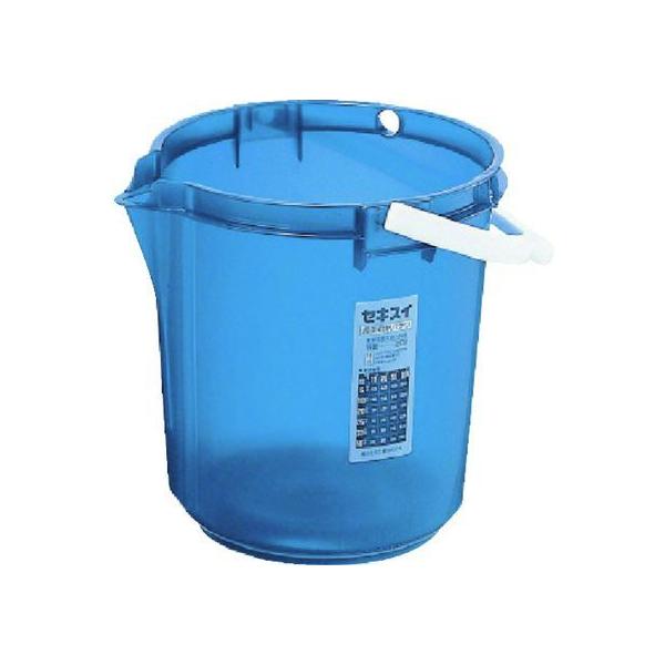 【商品説明】●1L単位目盛り付です。●半透明で中身が確認できます。【仕様】●型番：CB20　●高さ（mm）：350　●容量（L）：20　●色：透明ブルー　●外径（mm）：350　●製造国：日本　●カラー　●注ぎ口付き　●1L単位の目盛り付　...