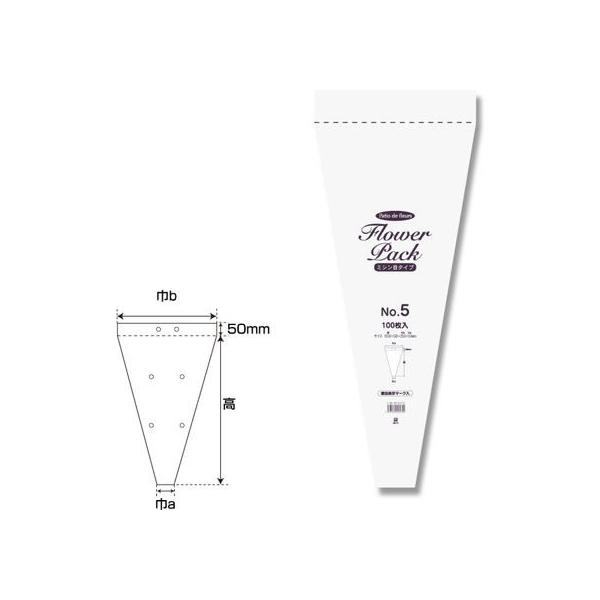 【商品説明】筒状の花束用透明フィルムです。花束の高さや本数に合わせて豊富なサイズからお選び頂けます。フックなどに吊るし、ミシン目から１枚ずつ切り離してご利用いただけます。【仕様】●サイズ：厚０．０２８×（高５５０＋ヘッダー５０）×上幅２５０...