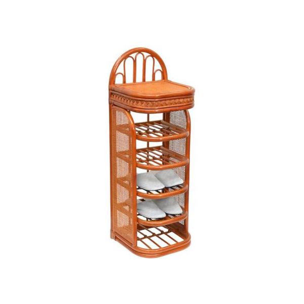 【商品説明】●急な来客時にもスムーズにスリッパを取り出せます。●温かみを感じる籐家具は和室、洋室問わず調和します。●組立不要完成品【仕様】●サイズ：（約）幅３１×奥行３０×高さ９０ｃｍ　●重さ：（約）３．３ｋｇ　●素材／籐（ラッカー塗装）