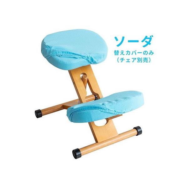 【商品説明】集中力が高まるプロポーションチェアの替えカバー。　座面カバーと膝カバーのセット手洗い洗濯可能でいつでも清潔です。　ゴムカバーでお子様でもラクラク着脱できます。【仕様】●カラー：ソーダ　●入数：座面と肘の２枚セット　●商品サイズ：...