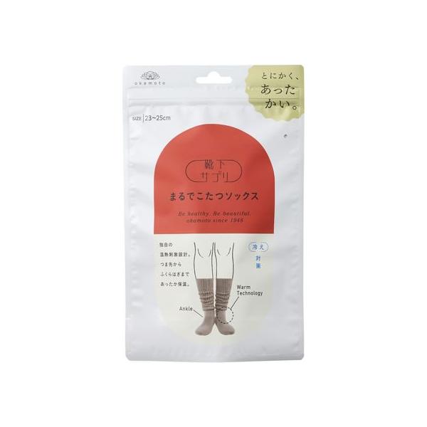 【商品説明】●吸湿発熱素材を用いた独自の商品設計で、よりあたたかい靴下を実現しました。冷えを呼び込みやすい足首をカバー。足首にある三陰交のポイントを温熱刺激します。（特許取得※）（※温熱刺激　特許第６０４３９８２号）【仕様】［サイズ］２３〜...