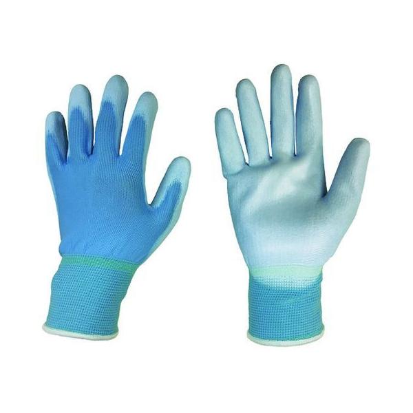 【商品説明】●13ゲージ薄手手袋で手にフィットします。●ポリウレタンコーティングで手が汚れにくくなっています。●ポリウレタンコーティングで手が汚れにくくなっています。【仕様】●型番：BL-300-L　●入数：10組　●色：ブルー ●サイズ：...