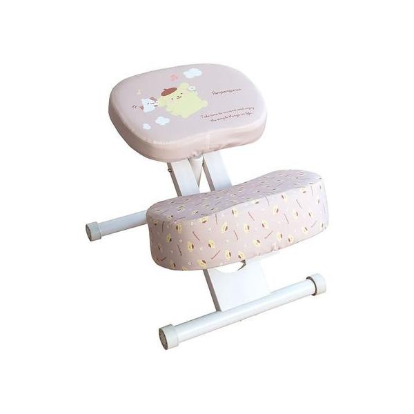 【仕様】●カラー：ポムポムプリン　●商品サイズ：Ｗ48．5×Ｄ61〜68×Ｈ43〜64　●製品重量：7．2kg　●主材質：カバー：綿、張地：アクリル、合板、ウレタン、天然木(ラッカー塗装)　●備考：組立式(約20分)、座面高さ調整可能、キャ...