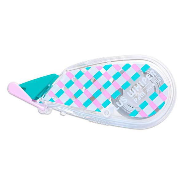 【仕様】テープが密着しやすいピタッとヘッド　指一本で開閉できるワンタッチキャップを採用　「引いて」１行、「押して」１文字の２ＷＡＹ機能　なめらかな使い心地で重ね引きに強い、新ミニローラーヘッド●カラー：チェックＡ●使い切りタイプ●テープ幅：...