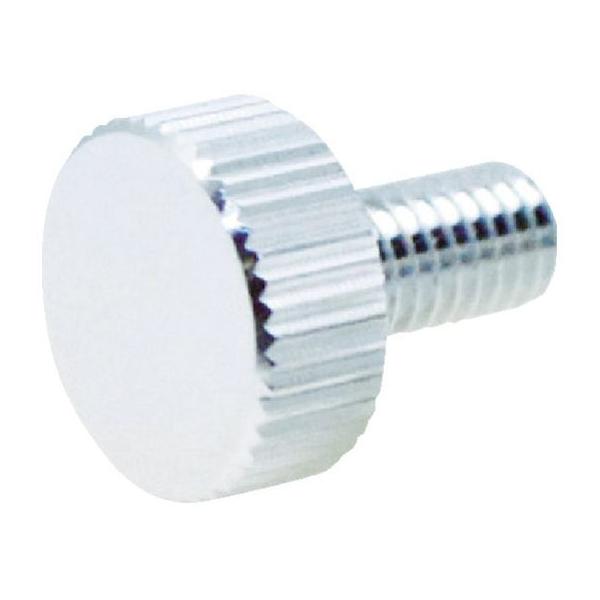 【商品説明】●装飾用の平小ねじです。【仕様】●型番：DS-AB232　●呼び径d：M6 ●呼び径L：25 ●頭部径（mm）：16 ●厚さ（mm）：6　●真鍮 ●表面処理：クロームメッキ仕上げ