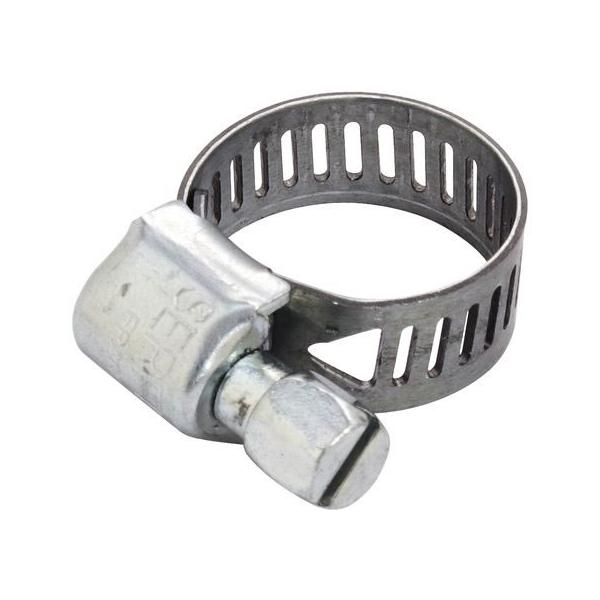 【商品説明】●ねじで締め付けるホースバンドです。【仕様】●本体：スチール●締付寸法（ｍｍ）：１０−１６●入数（個）：１