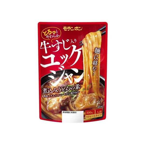 【商品説明】牛すじを贅沢に入れた、キレのある辛さと深みのあるおいしさのユッケジャン煮込みうどんの素です。【仕様】●注文単位：１個