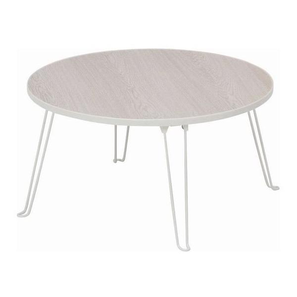 【仕様】●カラー：ホワイトウォッシュ　●サイズ：Ｗ６００×Ｄ６００×Ｈ３１５ｍｍ／重量：４．２ｋｇ　●耐荷重（天板）：６ｋｇ　●天板厚み：１８ｍｍ　●折りたたみサイズ：６００ｘ６００ｘ５０ｍｍ　●甲板の表面材：プリント紙化粧パーティクルボー...