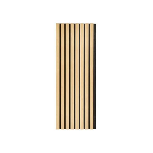 【仕様】●カラー：ナチュラル　●サイズ：（約）幅３００ｍｍ×高さ８００ｍｍ×厚み２１ｍｍ※噛み合わせ幅約５ｍｍを含む　●素材：表面／突板（人工）、中材／繊維版、裏面（吸音材）／不織布　●本体：完成品　●入数：同色６枚　●はがせる簡易施工の場...