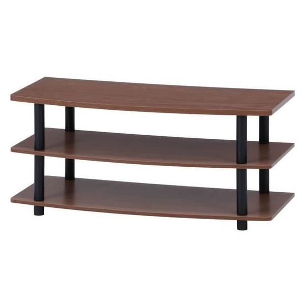 【仕様】●カラー：ブラウン　●サイズ：Ｗ９００×Ｄ４００×Ｈ４０５ｍｍ／重量：１０ｋｇ　●耐荷重（天板）：２０ｋｇ　●天板厚み：１８ｍｍ　●適応ＴＶサイズ：３２Ｖ型まで　●表面材：プリント紙化粧繊維板　●ポール：プラスチック