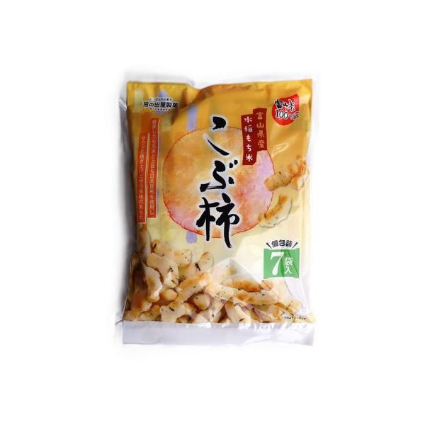 【商品説明】●富山県産のもち米を１００％使用し、北海道日高産の刻み昆布を搗き込みました。塩味の小粒なあられです。【仕様】●９１ｇ（１３ｇ×７袋）●注文単位：１パック（７袋）