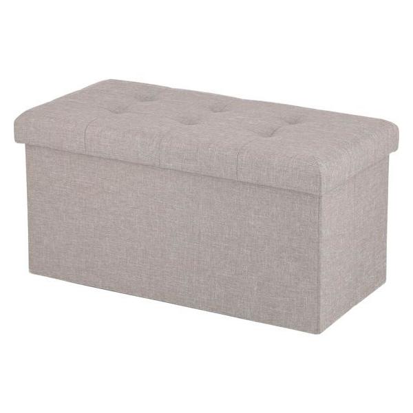 【商品説明】幅６０ｃｍの省スペース設計。　男性でもゆったりと座わることができます。　蓋を外せば収納ＢＯＸに。　内側は幅５６ｃｍ×奥行２６ｃｍ×高さ２６ｃｍ！しっかり収納できて、お部屋もすっきり片付きます。　使わないときは折りたたんで、コンパ...