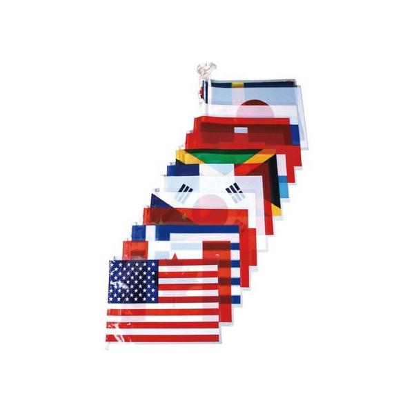 【商品説明】店頭のディスプレイから祭りや運動会まで利用できる万国旗です。【仕様】●入数：１本袋入●サイズ：縦３６ｃｍ×横２８ｃｍ×長さ１１００ｃｍ●材質：塩化ビニールシート