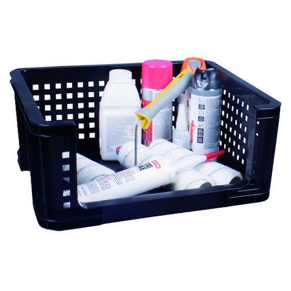 【仕様】●型番：18OF　●色：ブラック　●容量（L）：18　●外形寸法（mm）間口：430　●外形寸法（mm）奥行：377　●外形寸法（mm）高さ：190　●有効内寸（mm）間口：385　●有効内寸（mm）奥行：318　●有効内寸（mm）...