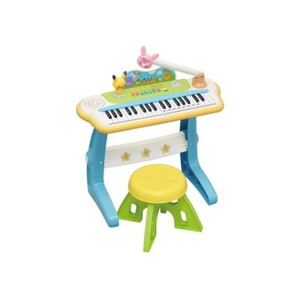 【商品説明】ピカチュウの声と７種類の楽器音やリズムパターン　８曲メロディ内臓　Ａ４＝約４４０Ｈｚ正しい音程。人気のマイク付き。　オートオフ機能。録音・再生。３７鍵盤。取り外す可能なスタンド付き。【仕様】●対象年齢：３歳以上　●電池：単３×３...