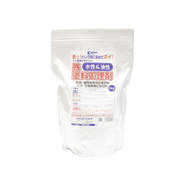 【商品説明】●水性・油性・ニスなど塗料を選ばず、入れて混ぜるだけで簡単にオカラ状に固化処理できます。●うすめ液も処理できます。●残塗料を固化したものは、可燃ごみとして捨てられます。●１袋１ｋｇで塗料１３Ｌまで処理できます。【用途】水性塗料・...