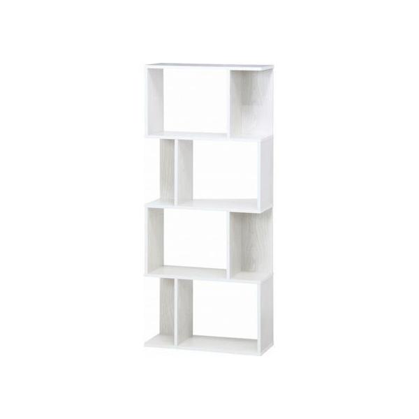 【仕様】●カラー：ホワイトウォッシュ　●サイズ：Ｗ５９０×Ｄ２４０×Ｈ１４１０ｍｍ／重量：１６ｋｇ　●耐荷重（天板）：５ｋｇ　●耐荷重（棚板）：５ｋｇ　●表面材：プリント紙化粧パーティクルボード