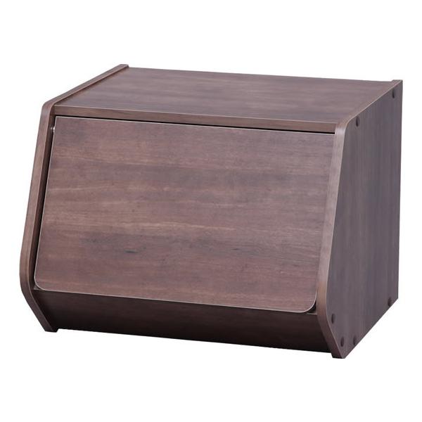 【仕様】底面・天面に連結ピンをさすことで、積み重ねて使用することが可能です。　収納スペースに合わせて、自由自在に組み合わせてお使い頂けます。●カラー：ブラウン●サイズ：約幅４００×奥行３８８×高さ３０５ｍｍ●重量：約５．３ｋｇ●積み重ね可能...