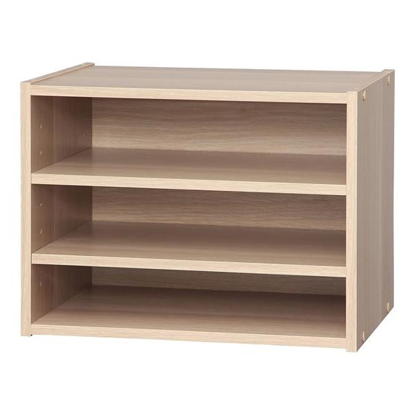 【仕様】棚付きはＡ４サイズが横置きできるサイズで、書類の整理に便利です。●カラー：ナチュラル●サイズ：約幅４００×奥行２８７×高さ３０５ｍｍ●重量：約●積み重ね可能数：３段●耐荷重：全体／約２８ｋｇ、天板／約１０ｋｇ、底板／１０ｋｇ、棚板１...