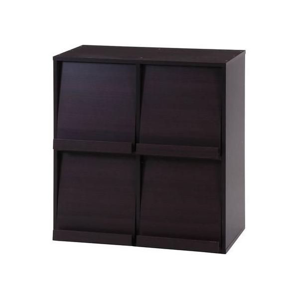 【仕様】●カラー：ブラウン●サイズ：Ｗ８００×Ｄ４６５×Ｈ８５０ｍｍ／重量：２３ｋｇ　●耐荷重（全体）：３０ｋｇ　●耐荷重（上部）：２０ｋｇ　●天板厚み：１８ｍｍ　●収納内寸（１マス）：３７０ｘ３８０ｘ３５０ｍｍ　●表面材：プリント紙化粧繊維板