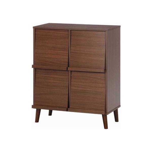 【仕様】●カラー：ブラウン　●サイズ：Ｗ７９０×Ｄ４５０×Ｈ９８０ｍｍ／重量：１９ｋｇ　●耐荷重（全体）：３０ｋｇ　●耐荷重（棚板）：１０ｋｇ　●耐荷重（フラップ部分）：２ｋｇ　●収納内寸：３６５ｘ３６５ｘ３７０ｍｍ　●表面材：プリント紙化...