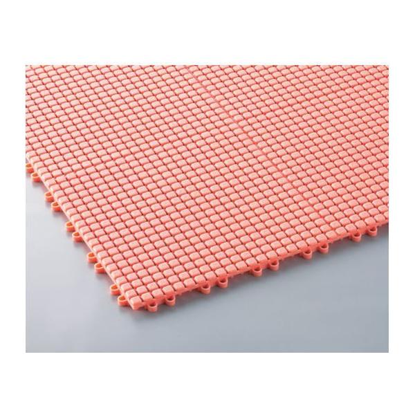 【商品説明】●ブロック形状で、カットしやすくサイズの調整が簡単です。●ソフトで水切りがよく、素足でもべたつきません。●防炎適合品です。防炎性能登録番号（EO010184）【仕様】●型番：F-163-HK　●色：ピンク　●タイプ：本駒　●幅（...