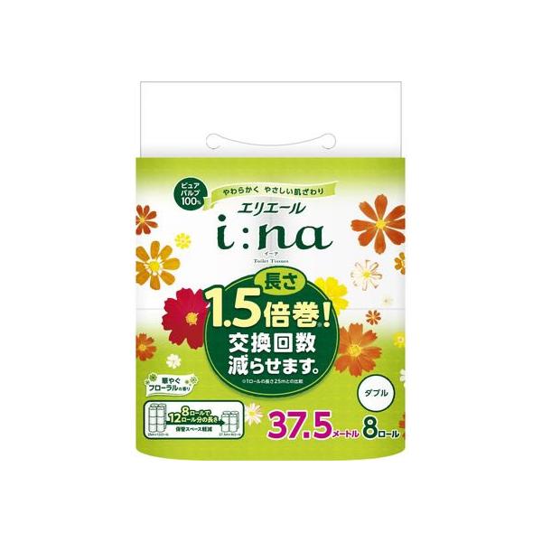 【商品説明】場所をとらずスッキリ収納。交換回数が少なく便利です。　華やかな花の香りがつつみます。（香りは芯につけています。）　吸水性に優れているので、温水洗浄トイレにも適しています。【仕様】●ダブル●ミシン目あり●長さ：３７．５ｍ　●華やぐ...