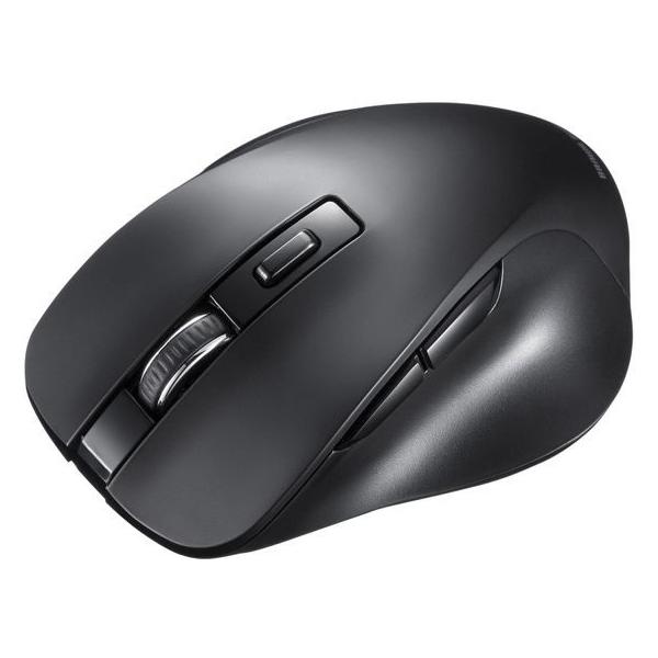 【商品説明】握りやすい形状で中型サイズのＢｌｕｅｔｏｏｔｈマウスです。左右のくぼみに親指と薬指がフィットする握りやすい形状です。マウスポインタを動かさず手元のサイドボタンで操作できる「戻る・進む」の２ボタンを搭載しており、Ｗｅｂブラウザで操...