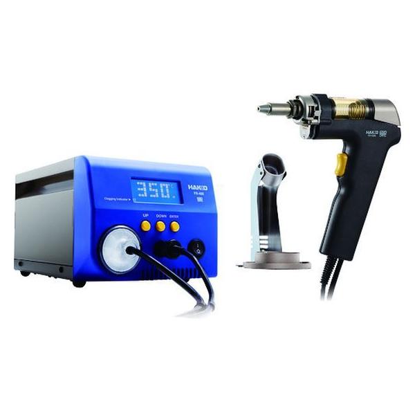 【商品説明】●真空ポンプ内蔵型の超高出力300W高熱容量タイプのはんだ吸取器です。●圧倒的なパワーにより高熱容量・高放熱基板のはんだ吸取りが可能です。●バルブ機能による確実な吸取りを実現し、設計改良によりはんだ詰まりを軽減しました。●付属す...