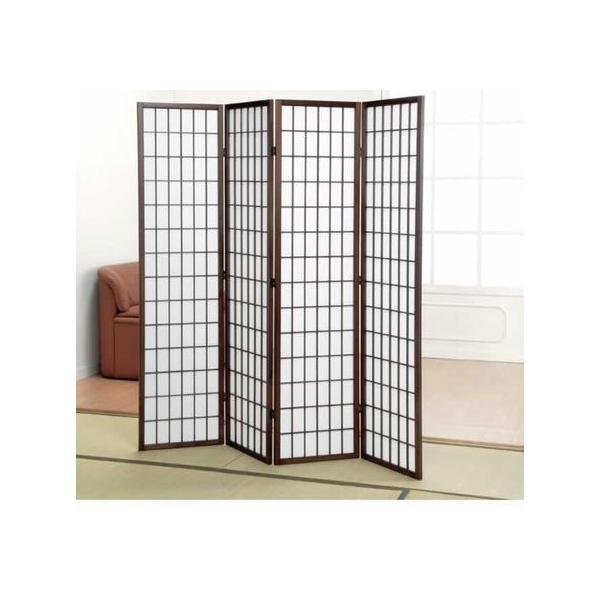 【商品説明】和室はもちろん洋室に置ける落ち着いたデザイン。　折りたためば家具などの隙間に収納できる薄さに。　フレームは天然木を使用。【仕様】●サイズ（１曲あたり）：（約）幅４４×奥行２×高さ１７８．５ｃｍ、収納時厚さ：（約）９ｃｍ●重さ：（...