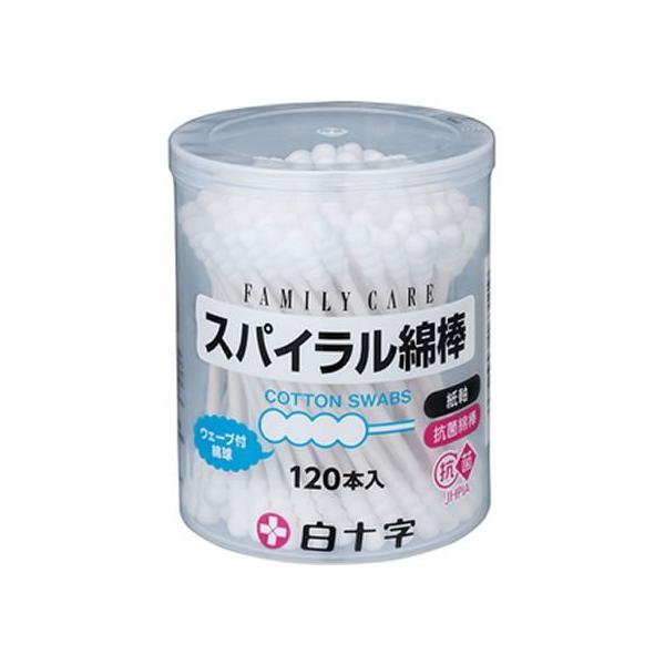 【商品説明】ウェーブのついた綿球が汚れをすばやくキャッチします。綿球部は抗菌加工（天然キトサン）が施してあり清潔です。紙軸仕様です。【仕様】●内容量：１２０本●材質：脱脂綿・紙軸●生産国：中国