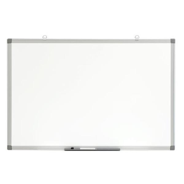 【仕様】●カラー：シルバーフレーム●サイズ：幅９００×奥行１０×高さ６００ｍｍ●本体重量：２．６ｋｇ●材質：板面／ホーロー、フレーム／アルミ●付属品：イレーザー付きマーカー（黒）×１●注文単位：１台●保証期間：１年間　<font co...