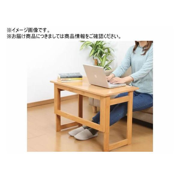 【商品説明】ダイニングなどの補助テーブルとしてだけでなく、作業台としてもおすすめです。　パーティーや急な来客時にも活躍します！　折りたためばコンパクトになるので省スペースで片付けられます。　組立不要完成品【仕様】●色：ナチュラル　●サイズ：...