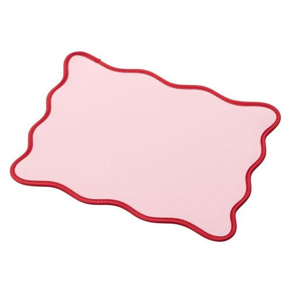 【商品説明】波のようなウェーブラインが個性的なマウスパッドです。　２色のコントラストが美しいバイカラーデザインで、デスクを華やかに彩ります。　デスクのレイアウトに合わせて縦横どちらでも自由に配置可能。作業スペースを効率的に活用できます。　マ...