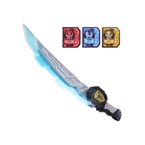 【商品説明】『超宇宙刑事ギャバン　インフィニティ』の劇中でギャバン・インフィニティたちが使用するブレード武器です。　トリガーを押すとＬＥＤ４灯を内蔵した刀身がダイナミック発光！鍔の部分の「銀河連邦警察手帳」は取り外しが可能で、手帳に差し替え...